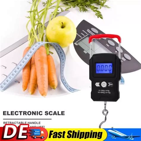 Mini Scala Da Pesca Digitale 50 Kg Display Lcd Ponderazione Bilancia