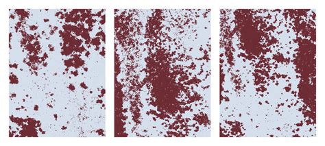 Rough rusty texture set. Distressed overlay grunge texture.Corrosion rusty texture vector ...
