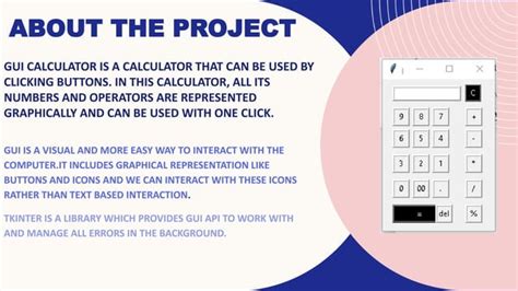 calculator using python with gui pptx