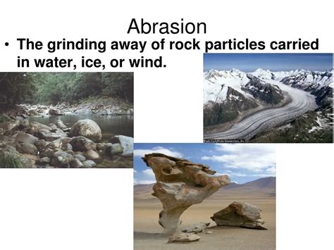 Ppt Weathering Erosion And Deposition In Geography Powerpoint
