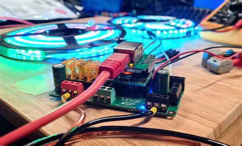 Quinled Esp32 Ethernet Board