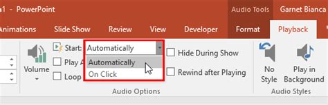 Insert Audio Sound In Powerpoint 2016 For Windows