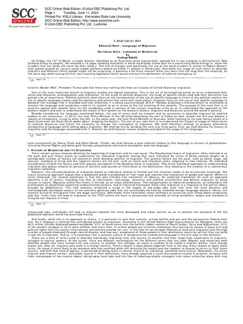 Editorial Note Language Of Migration Download Free Pdf Human Migration Postcolonialism