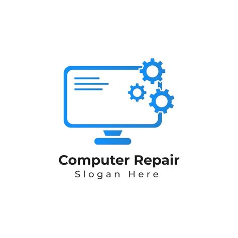 Premium Vector Computer Repair Logo Design Vector Template Design