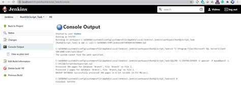 Scheduling Sql Scripts Using Jenkins Sqlservercentral