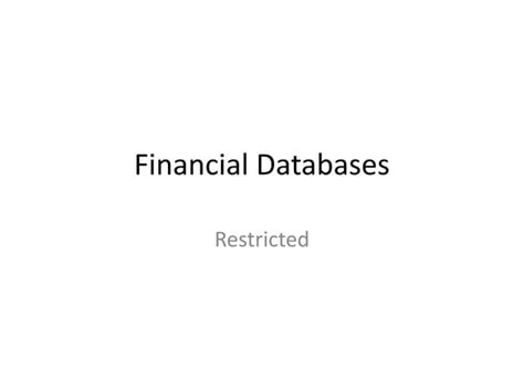 7week7financial Databases 1pptx