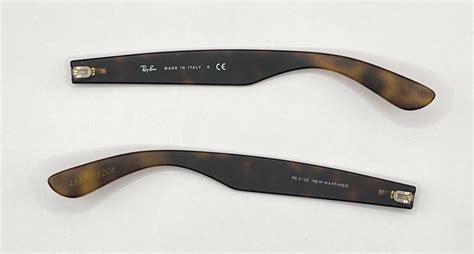 Ray Ban 2132 Both Temples Matte Tortoise Eyewearpart