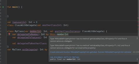 Kotlin Official Documentation Code Gives `type Kproperty0 Has No