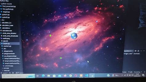 Python Physics Simulation Of Planetary Motion Youtube