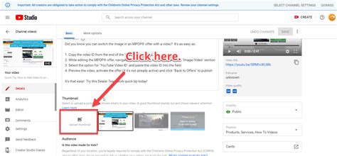 how to add custom thumbnail images to youtube videos dealer teamwork
