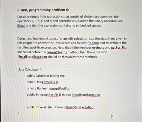 Solved P 400 Programming Problem 6 Consider Simple