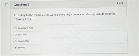 solved question 9 1 ﻿pts according to the textbook the