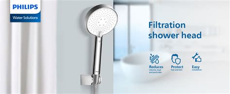 Philips Water Shower Head With Filter Replacement Filter Pack Of 3