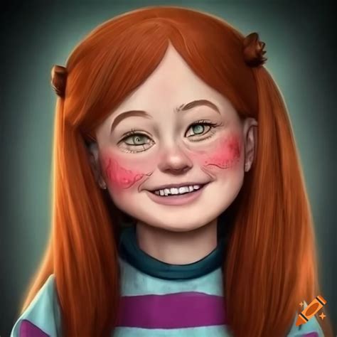 Real Life Super Detailed Portrait Of Mabel Pines On Craiyon