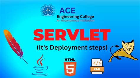 Servlet Its Deployment Steps Deptof Cse And Cse Iot Ace Engineering College Youtube