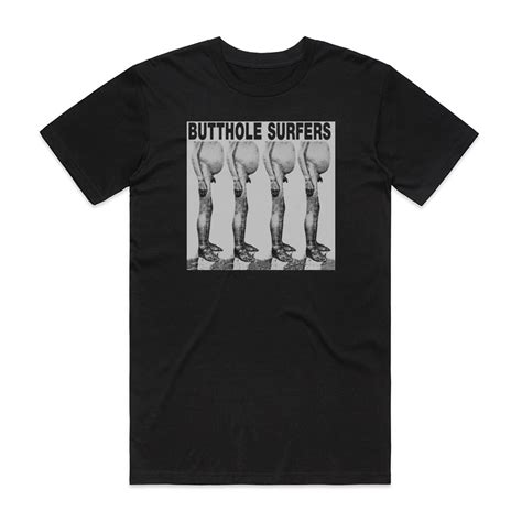 Butthole Surfers Butthole Surfers Album Cover T Shirt Black