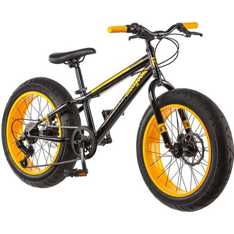 Bicicleta De Montaña De 20 Mongoose Para Niño Color Amarillo Negro