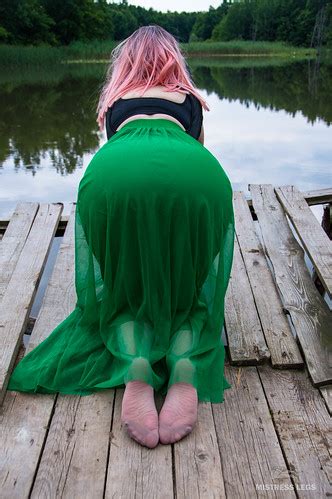Beautiful Nylon Soles Lake Nymph Teases You With Her Beaut Flickr