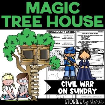 Magic Tree House 21 Civil War On Sunday Printable And Digital Activities