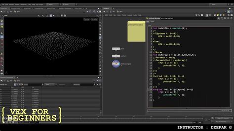 برنامه نویسی houdini vex برای مبتدیان دنیاد