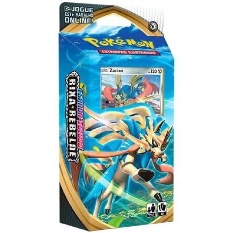 Starter Deck PokÉmon Zacian Espada E Escudo 2 Rixa Rebelde Copag