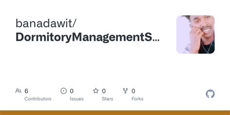 GitHub Banadawit DormitoryManagementSystem