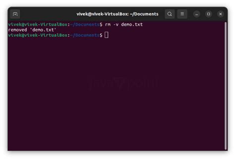 How To Delete A File In Linux Tpoint Tech