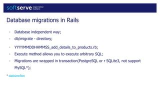 Rails DB Migrations PDF Databases Computer Software And Applications
