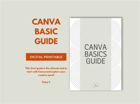 Ultimate Canva Basics Guide Beginners Guide Boost Creativity DIY Design Canva Guidebook