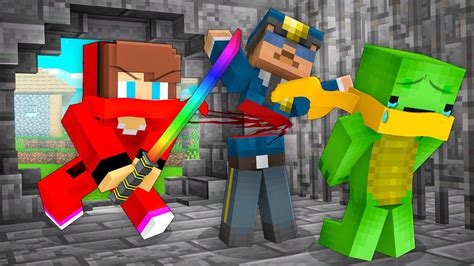 Jj And Mikey Escape From Ninja Prison In Minecraft Maizen Youtube