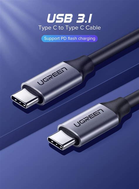 Ugreen Usb Type C Cable Male To Male M Black Surovi Enterprise Ltd