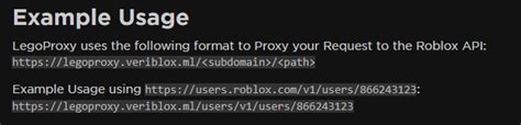 Legoproxy A Roblox Api And Webhook Proxy For Roblox Ervice