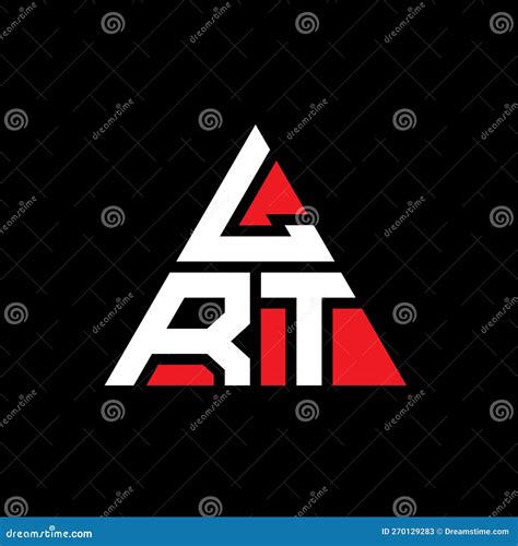 Lrt Triangle Letter Logo Design With Triangle Shape Lrt Triangle Logo Design Monogram Lrt