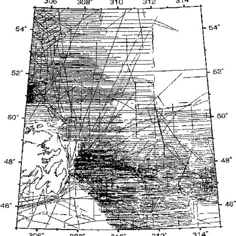 Marine Gravity Anomaly Data Distribution Download Scientific Diagram