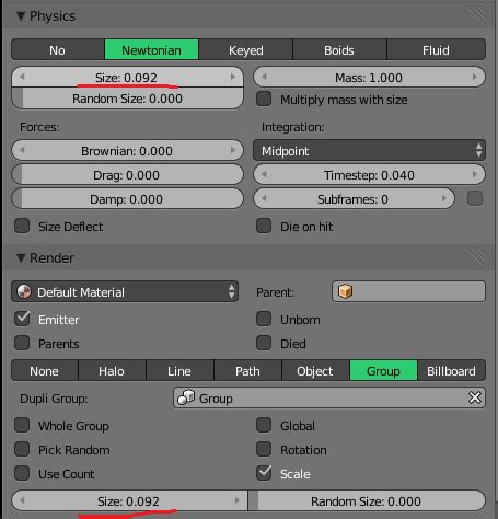 How Can I Change The Size Of Particles Blender Stack Exchange