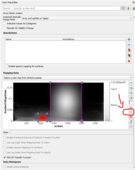 Export Paraview 2d Transfer Function For Use With Vtk Paraview