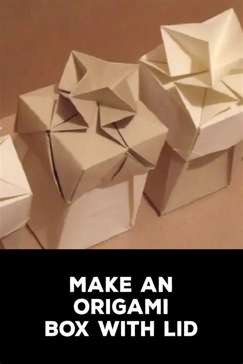 Origami Box With Lid Step By Step Guide