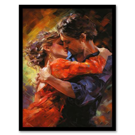Wall Art And Pictures Wall Art Print Lovers Kiss Oil Painting