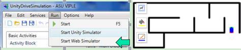 Controlling Simulated Robots Using Asu Viple · Viple