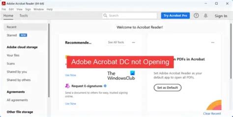 Adobe Acrobat DC Not Opening On Windows
