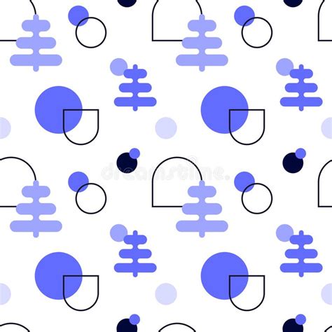Abstract Geometric Seamless Pattern Stock Vector Illustration Of