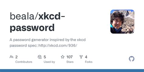 Github Bealaxkcd Password A Password Generator Inspired By The Xkcd