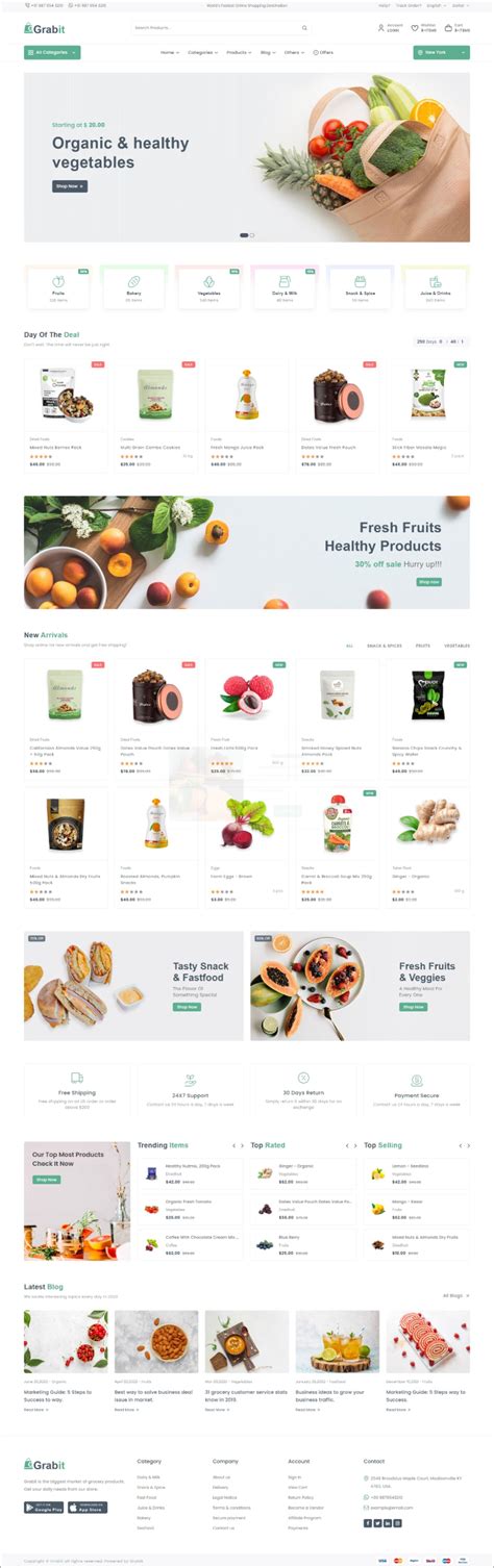 Grabit Multipurpose Ecommerce Html Template