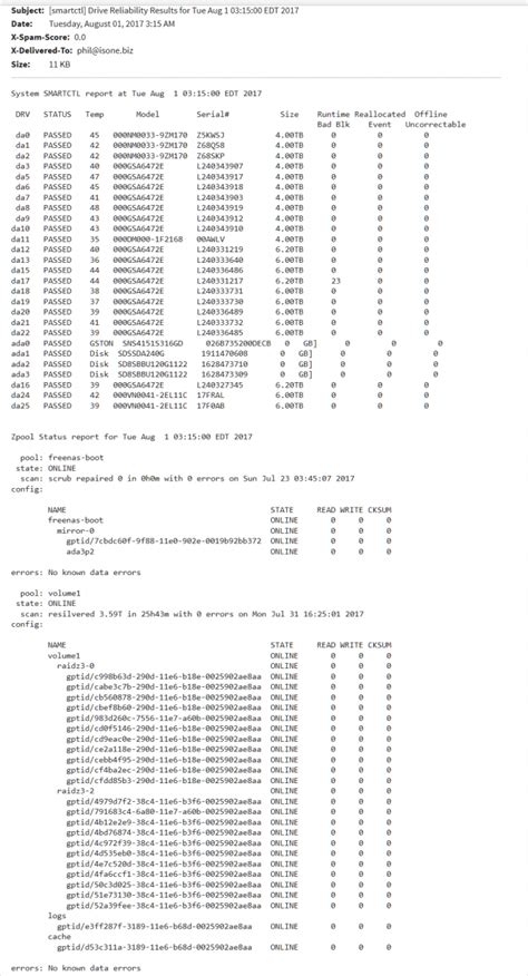 Drive Showing A Few Read Errors Truenas Community