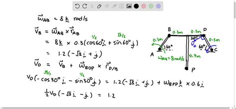 Solved The Similar Links Ab And Cd Rotate About The Fixed Pins At A