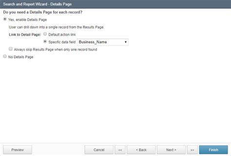 Creating A Report Datapage Caspio Online Help