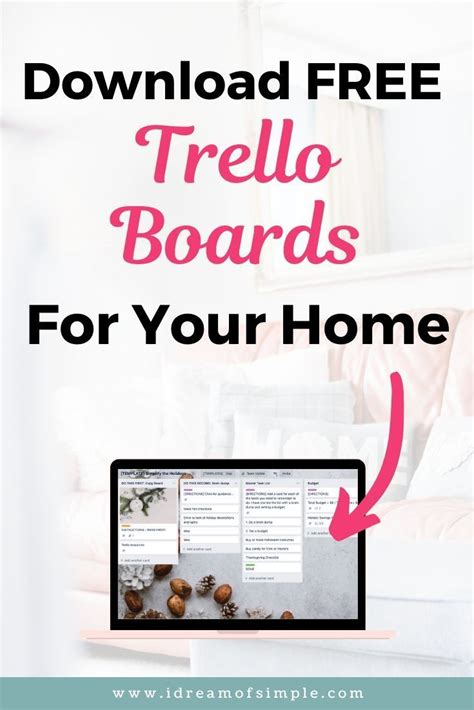 10 Ways To Use Trello For Home Management I Dream Of Simple Artofit