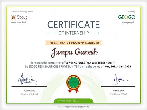 Ganesh Jampa On Linkedin Internship Fullstackdeveloper Geogo Mern