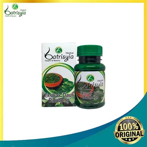 Batrisyia Herbal Binahong Leaf Extract 30 Capsules Binahong Capsules