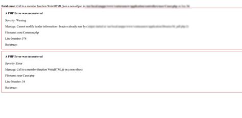 Php Codeigniter Call To A Member Function Writehtml On A Non